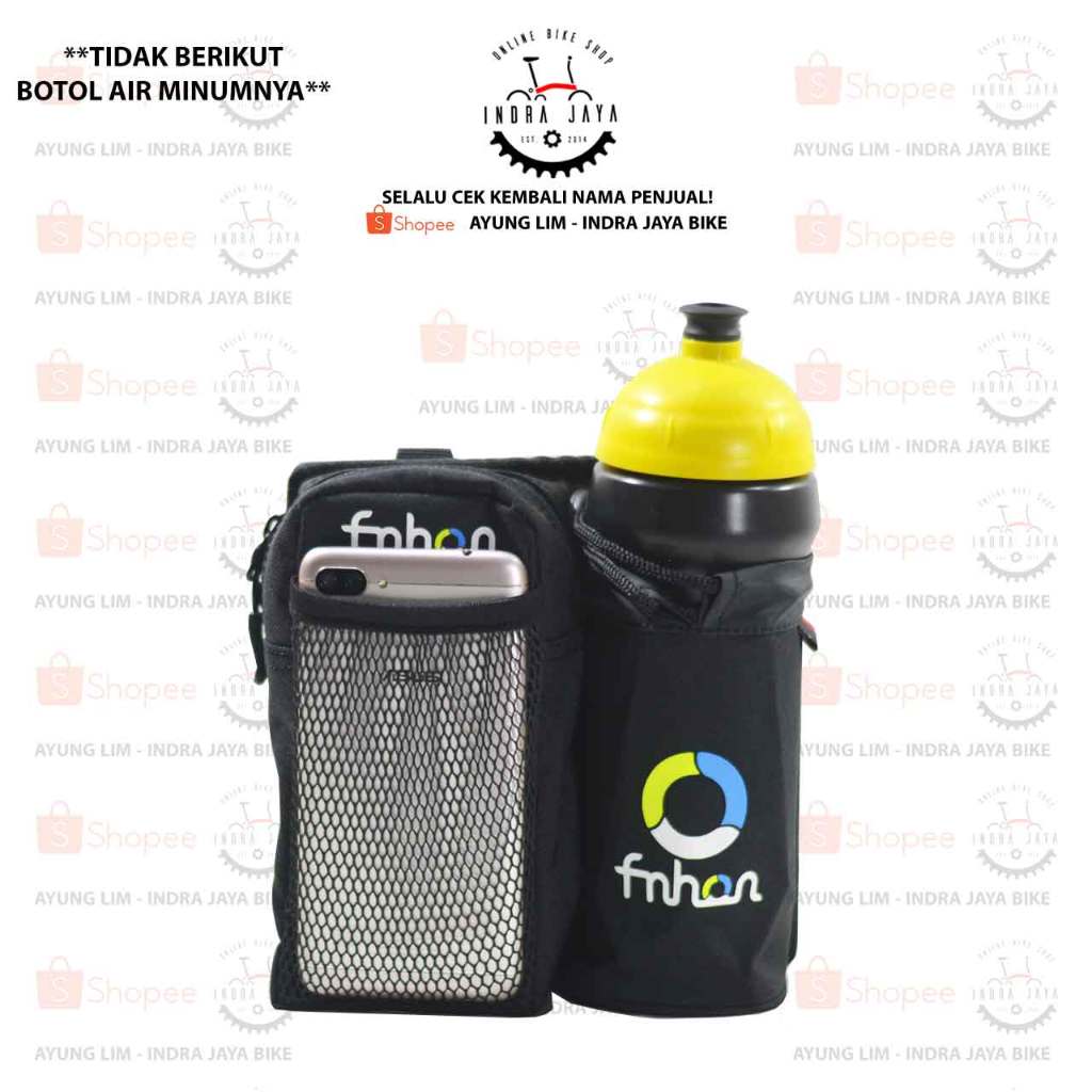 Multi-Purpose Handlebar Bag and Drinking Water Bottle Holder FnHon Logo ...