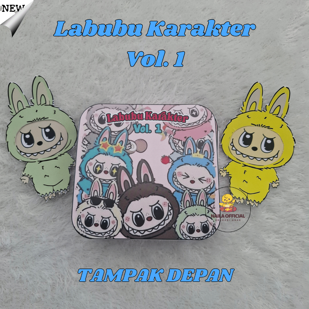 Paper Doll Children's Educational Toy Viral Series Labubu Vol. 1 Busy ...