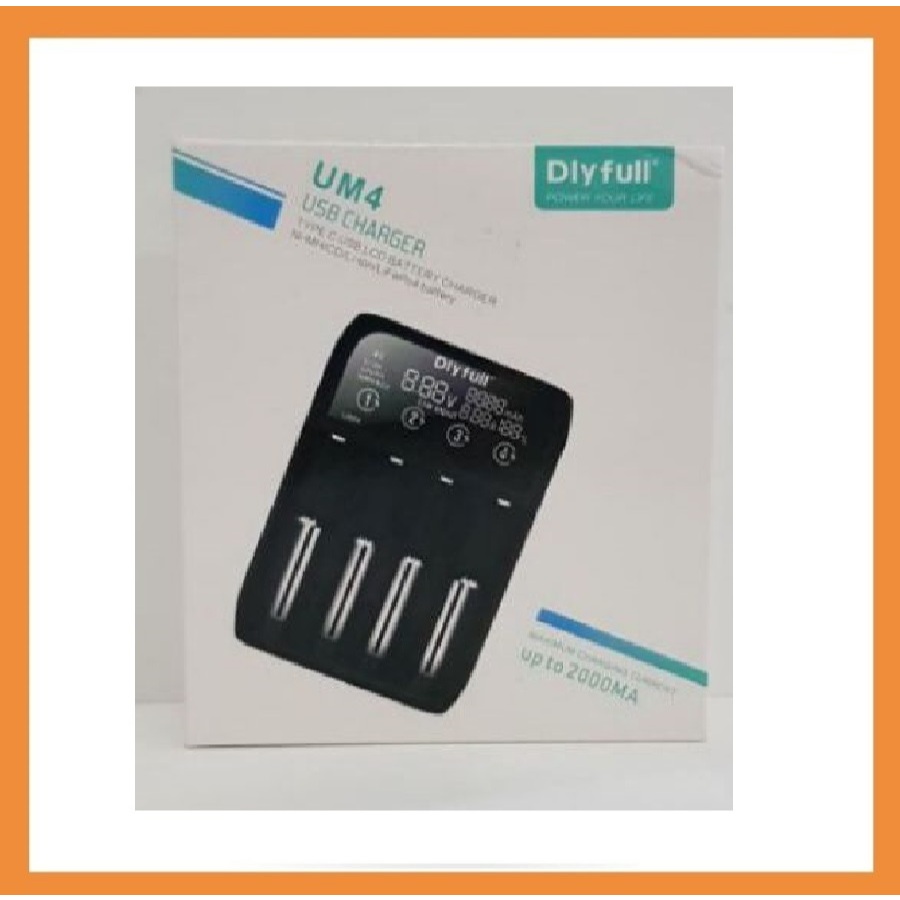 Dlyfull UM4 Battery Charger AA A2 AAA A3 NiMh NiCd 18650 Li-ion Smart ...