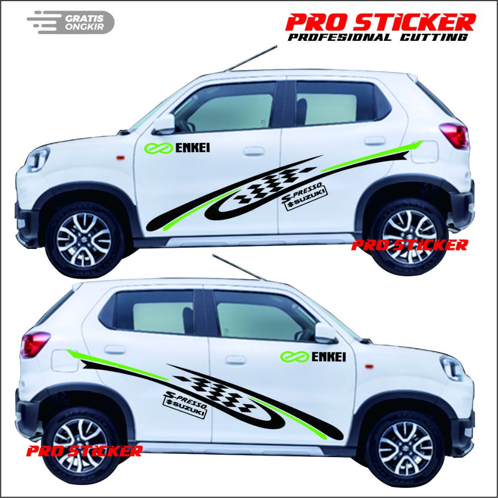 New STICKER CAR STICKER S PRESSO CUTTING STICKER SUZUKI S PRESSO CAR ...