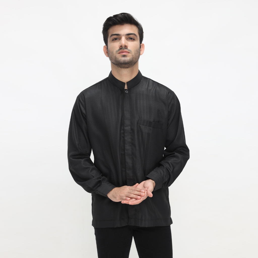 SHOHIB BAJU KOKO SAMIR 02 LONG SLEEVES Cuffs / BUTTONS | Shopee Malaysia