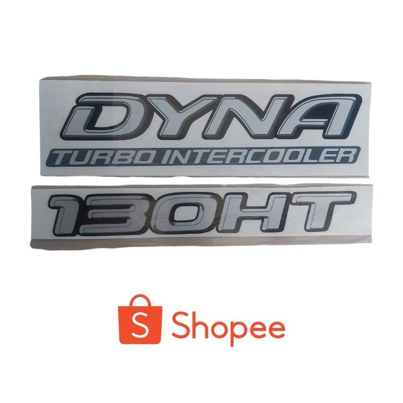 Dyna Turbo Intercooler 130 HT Car sticker One set/dyna sticker set/dyna ...