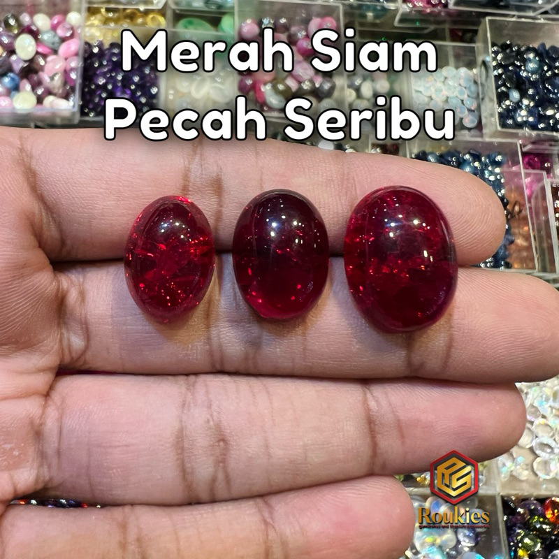 MERAH [STONE ONLY] Thousand Broken Siamese Red Stone | Shopee Malaysia