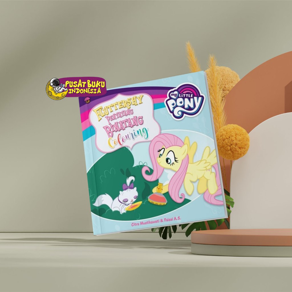 My Little Pony Fluttershy Animal Loving Coloring Soft Cover ...