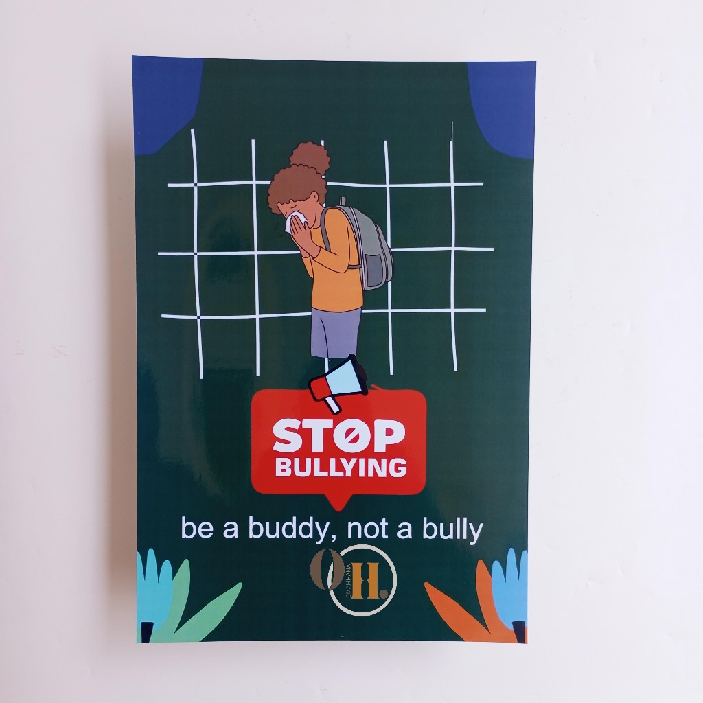 Poster Stop Bullying - Be a Buddy Not a Bully - Stop Bullying School ...