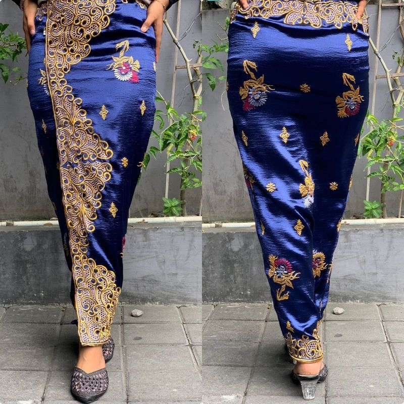Kamen Becomes silky Bali Embroidery+Instant Kamen Embroidery | Shopee ...