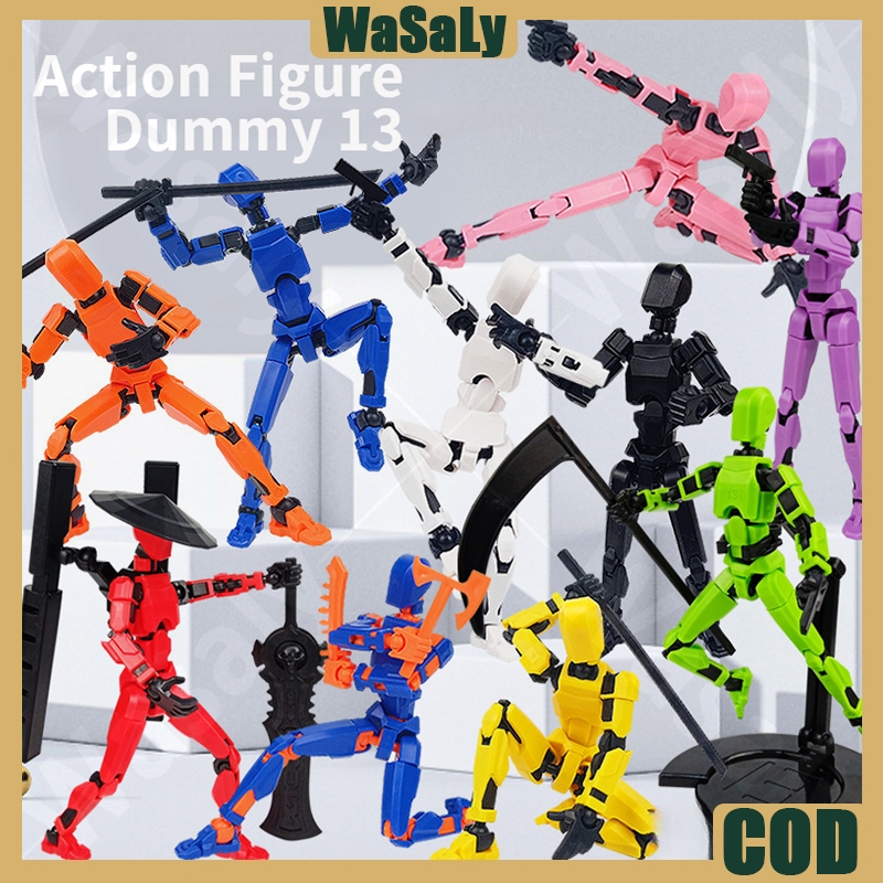 Action Figure Dummy 13 / Lucky 3D printed doll toys / Titan Dummy 13 ...