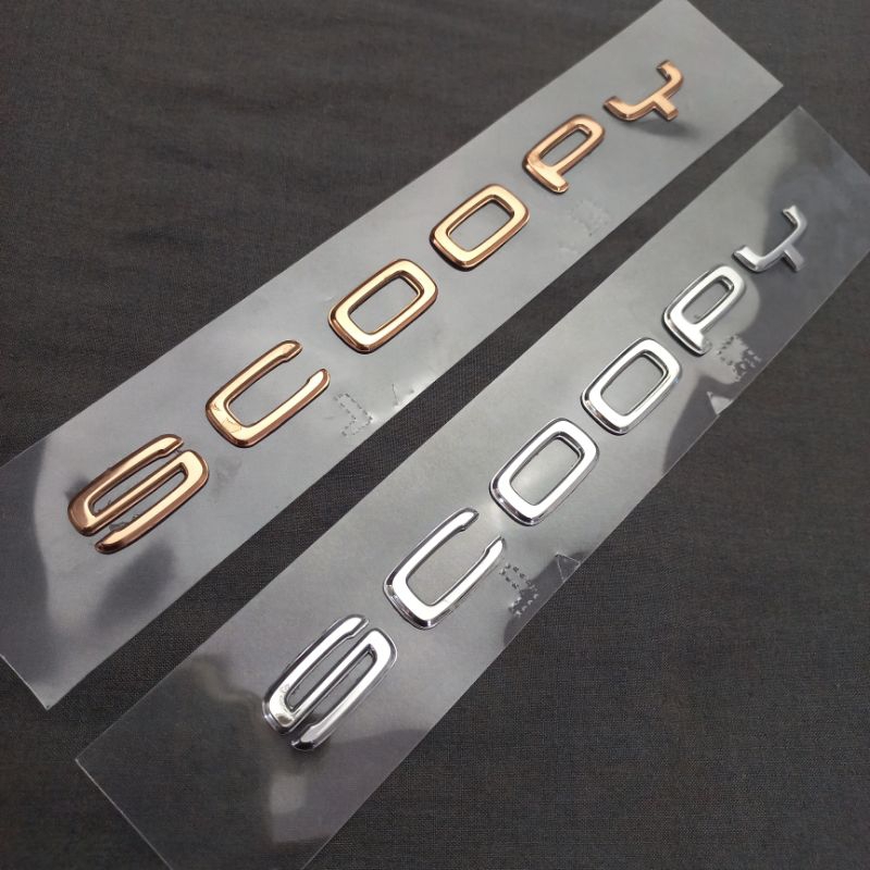 Chrome scoopy emblem 100% ORIGINAL honda scoopy emblem part code 86836 ...