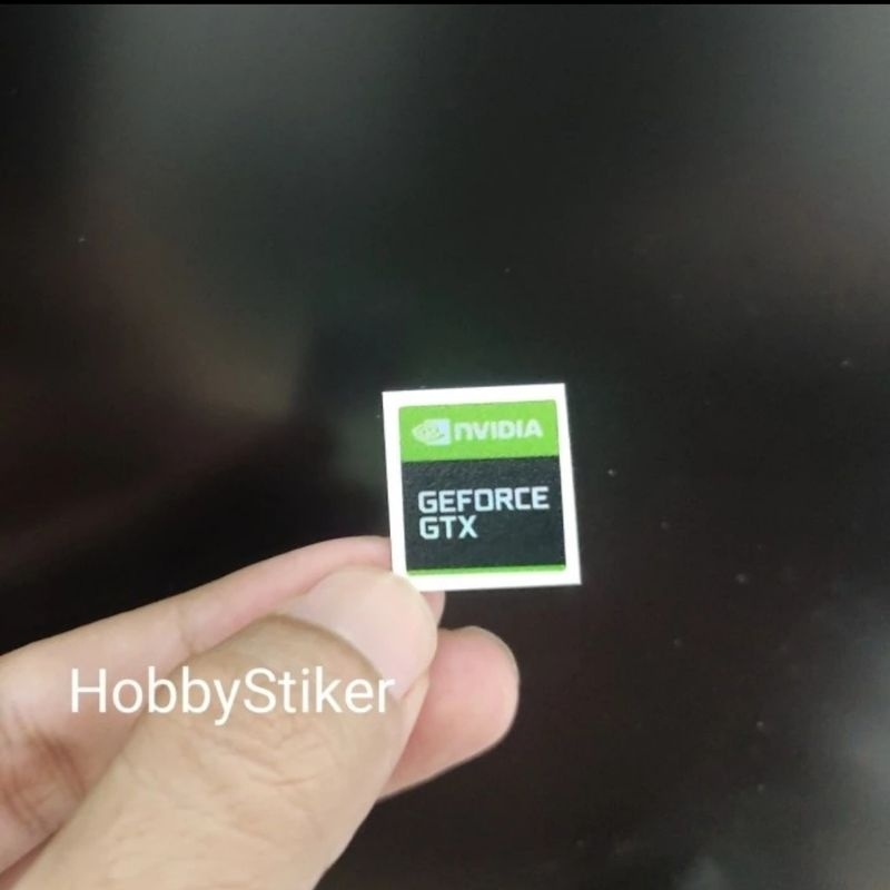 Custom nvidia gtx sticker with hologram effect for pc laptop | Shopee ...