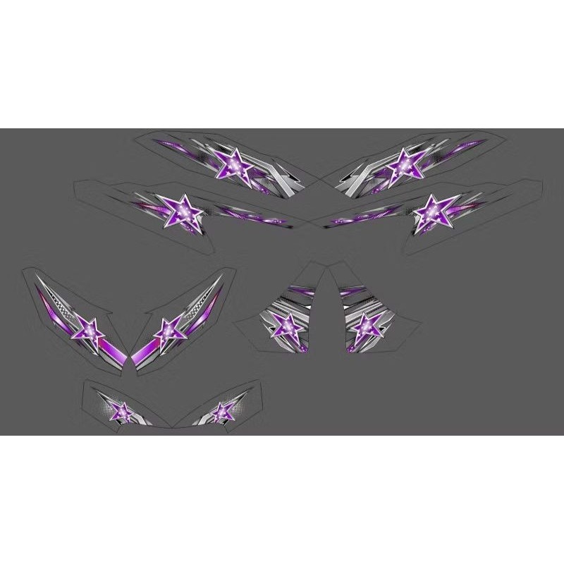 Yamaha NMAX 155 New Facelift Sticker Striping 2020 -2023 / UV NMAX 155 ...