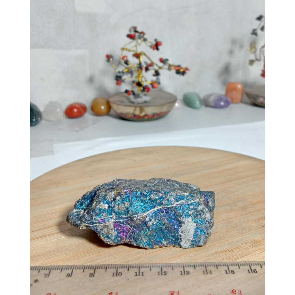 Rough Stone Rainbow Pyrite Chalcopyrite Peacock Mystic Ore Natural (8 ...