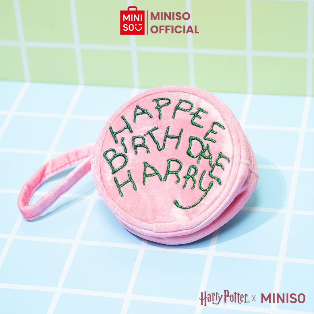 Miniso x Harry Potter Clutch Bag Round Hanging Pouch Bag Hogwarts ...