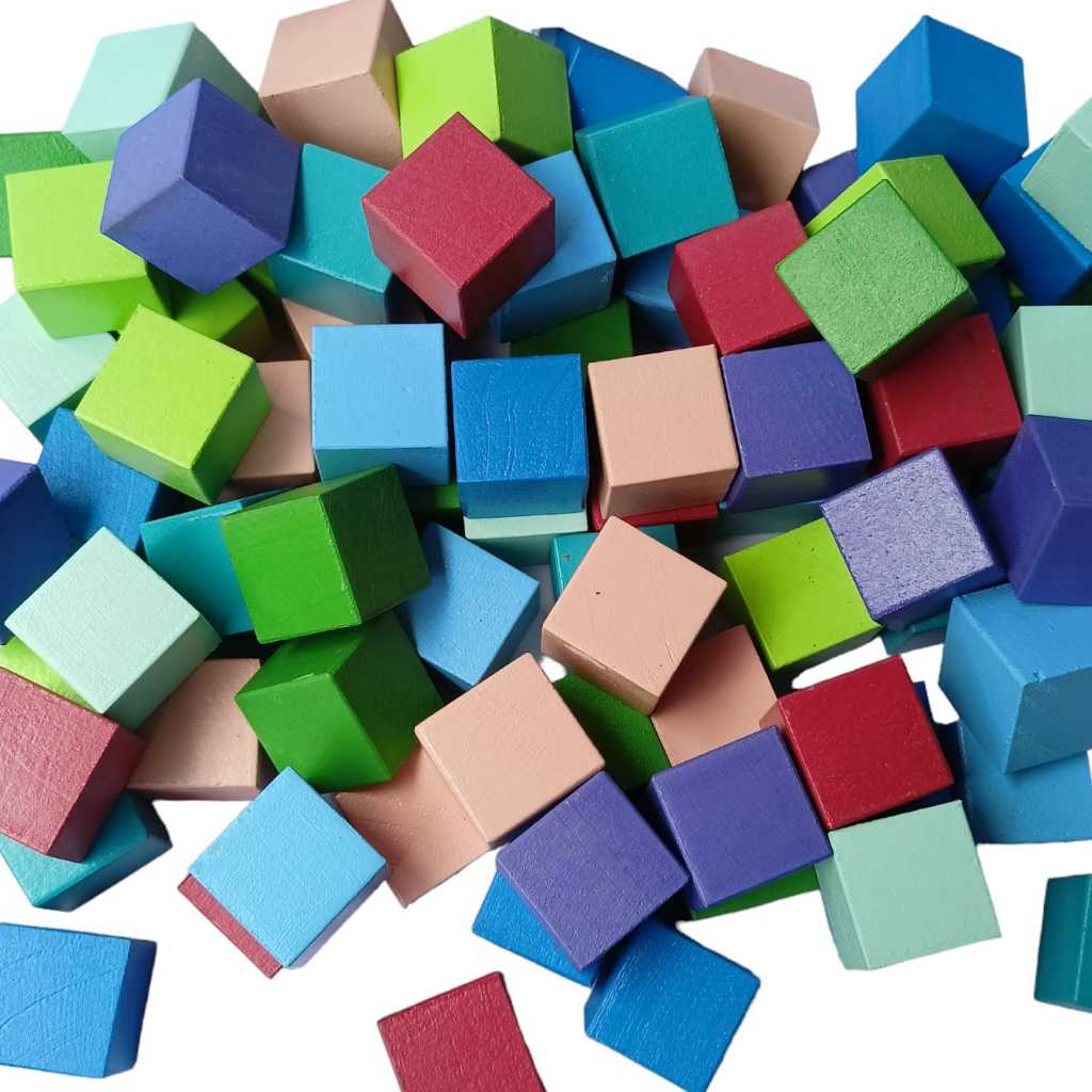 KAYU The Most Complete Color Cube Blocks / Building Blocks Building ...