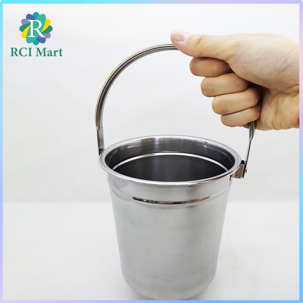 Iron Ice Cube Bucket Ice Bucket Stainless Pail Container Place - RCI ...