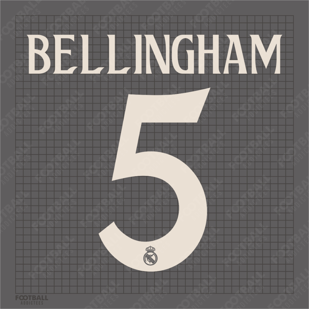 Name Number Set NNS Name Back Number JUDE BELLINGHAM 5 Third Cup 2024 / ...