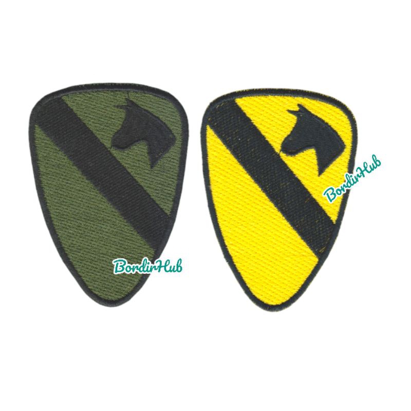 Cavalry us army embroidered patch with riding emblem logo | Shopee Malaysia
