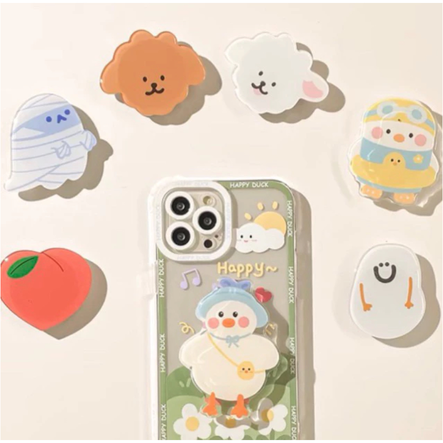 Premium ACRYLIC POPSOCKET / AESTHETIC POP SOCKET / PHONE GRIP / CARTOON ...