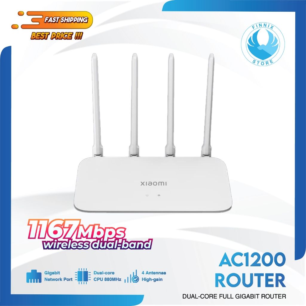Xiaomi Mi Wifi Router AC1200 Dual Core Full Gigabit - Official ...