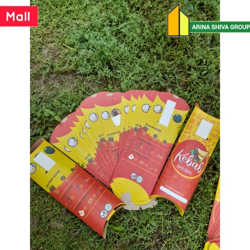 100 SHEETS OF PULLED KEBAB PAPER SIZE 25 × 9,5 CM HIGH QUALITY PAPER ...