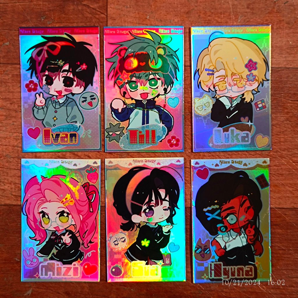 Ina ALIEN STAGE 에肖 스이지 (에스이银 ALNST) [CP30] Q Card | Shopee Malaysia