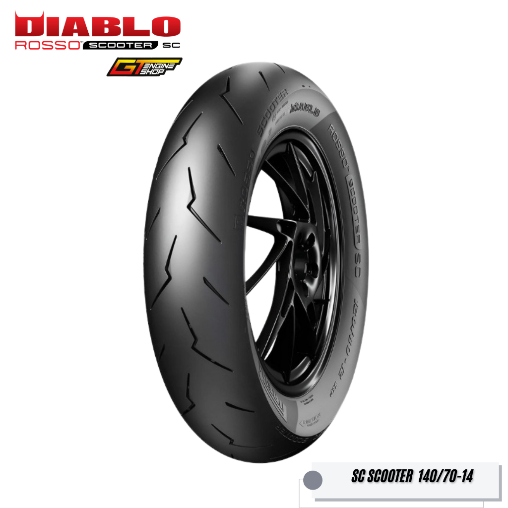 Pirelli Diablo Rosso Scooter SC 140 70 14 Soft Compound Tire Pirelli ...