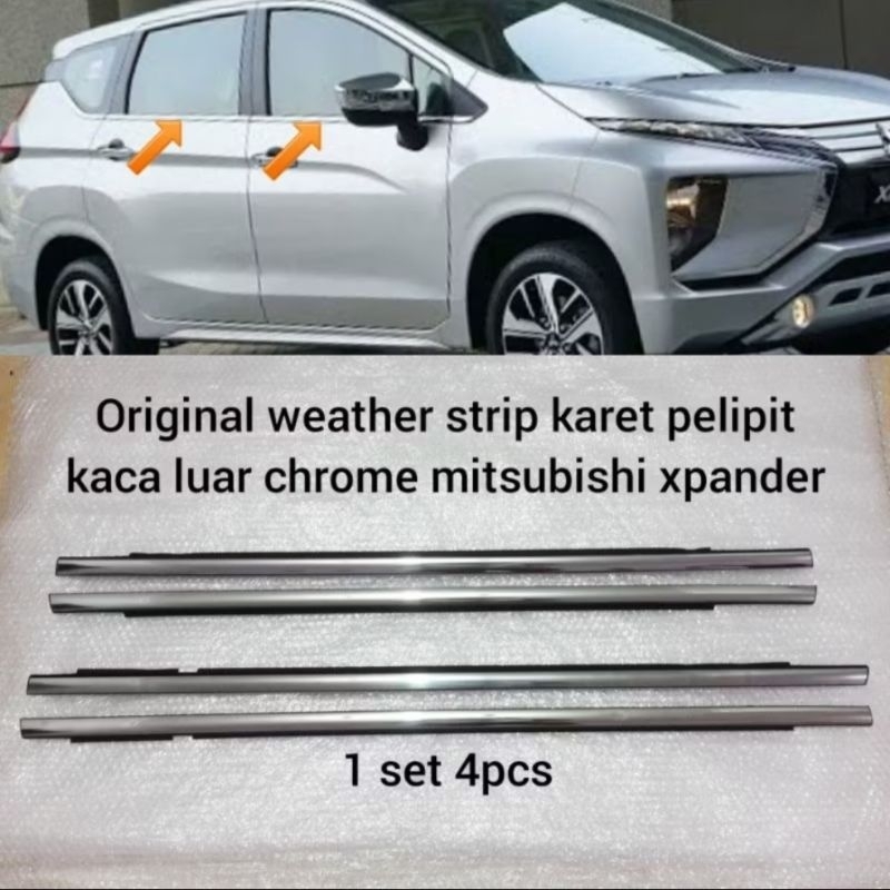 Mitsubishi xpander outer glass water strip outer glass seam rubber all ...