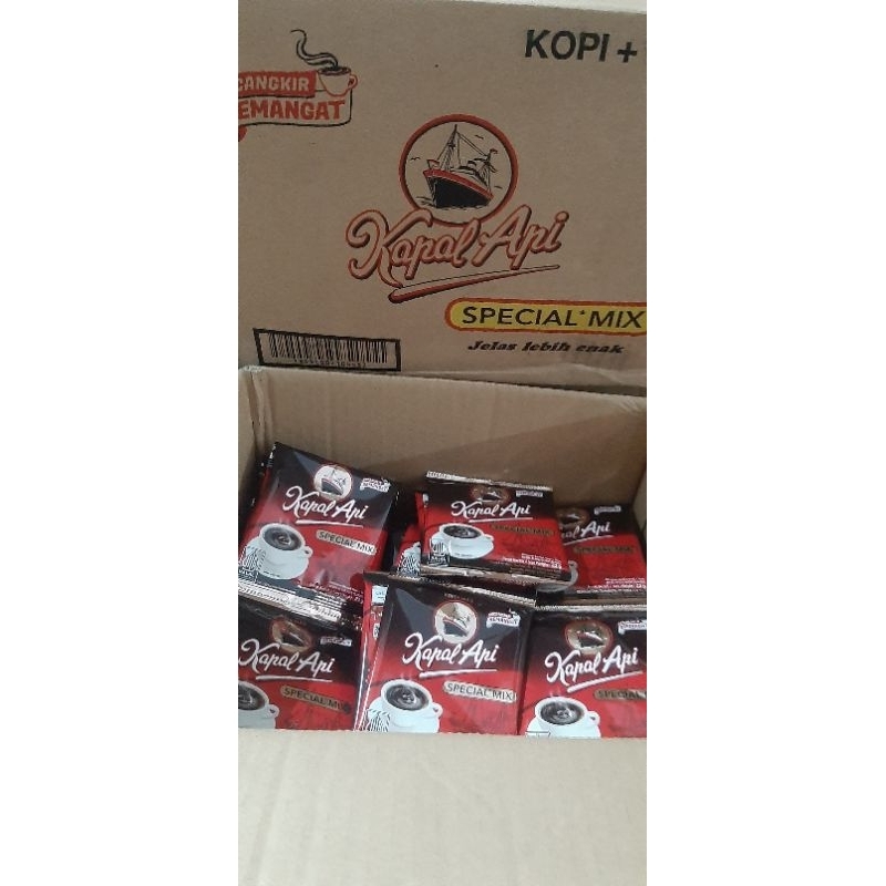 Kapal api ground coffee + sugar special mix 10x23gr (price/box ...