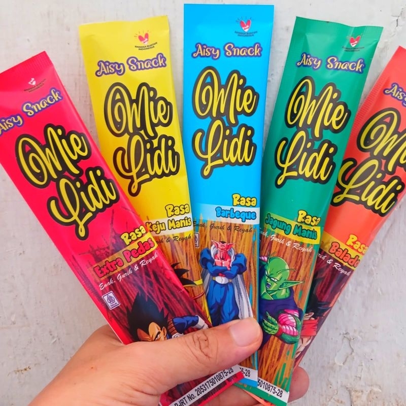 Viral CHARACTER LIDI NOODLES CONTAINS 12 PACKS MIX 5 FLAVOR VARIANTS ...