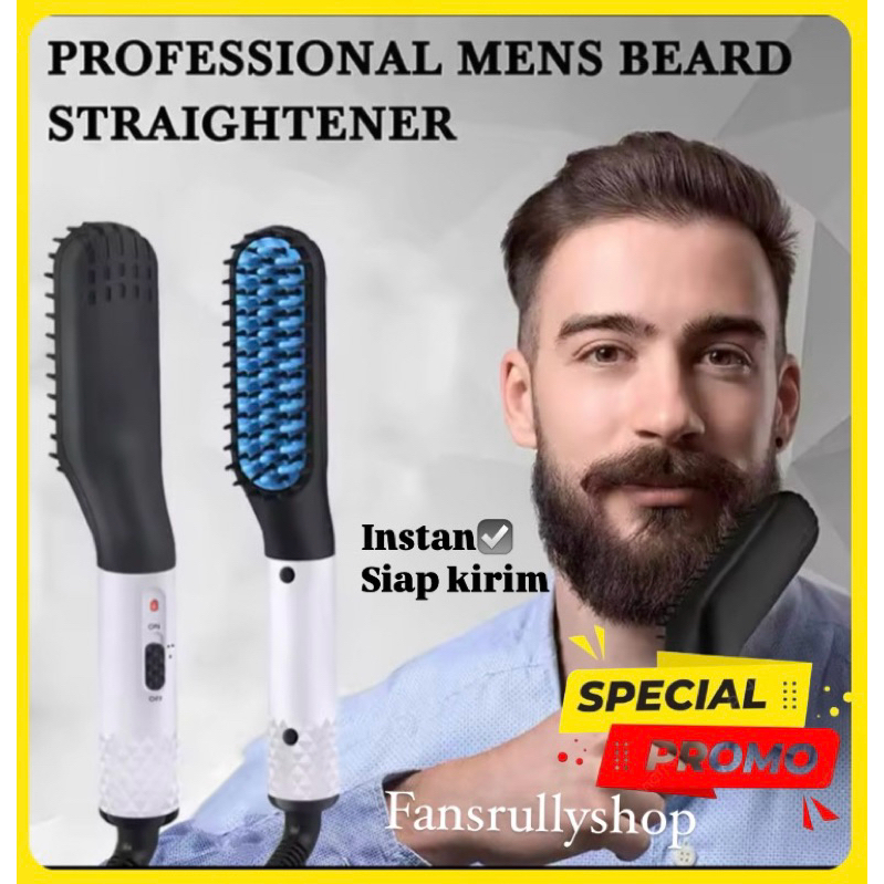 Newest MEN'S HAIR STRAIGHTENER COMB Electric Comb Straightener ...