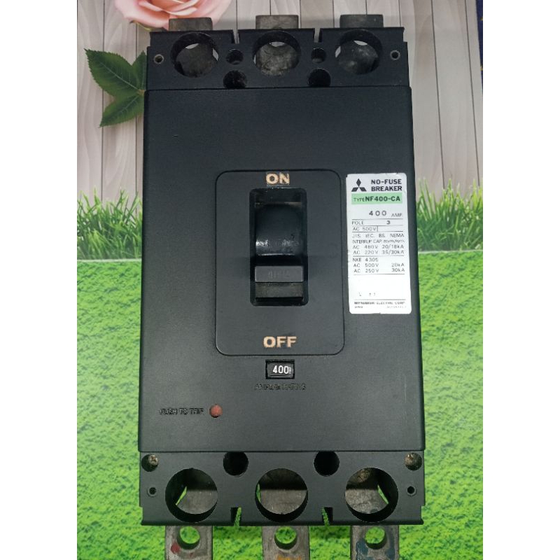 Mccb Mitsubishi 3P NF400-CA/NF400-CS 400A | Shopee Malaysia