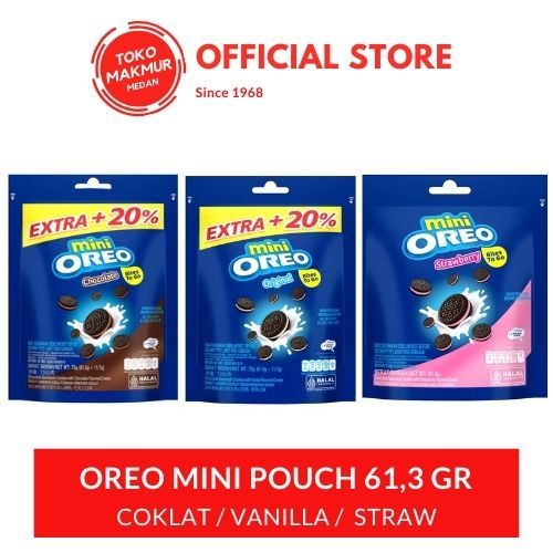 Oreo MINI POUCH 61,3 GR - NEW PACKAGING | Shopee Malaysia