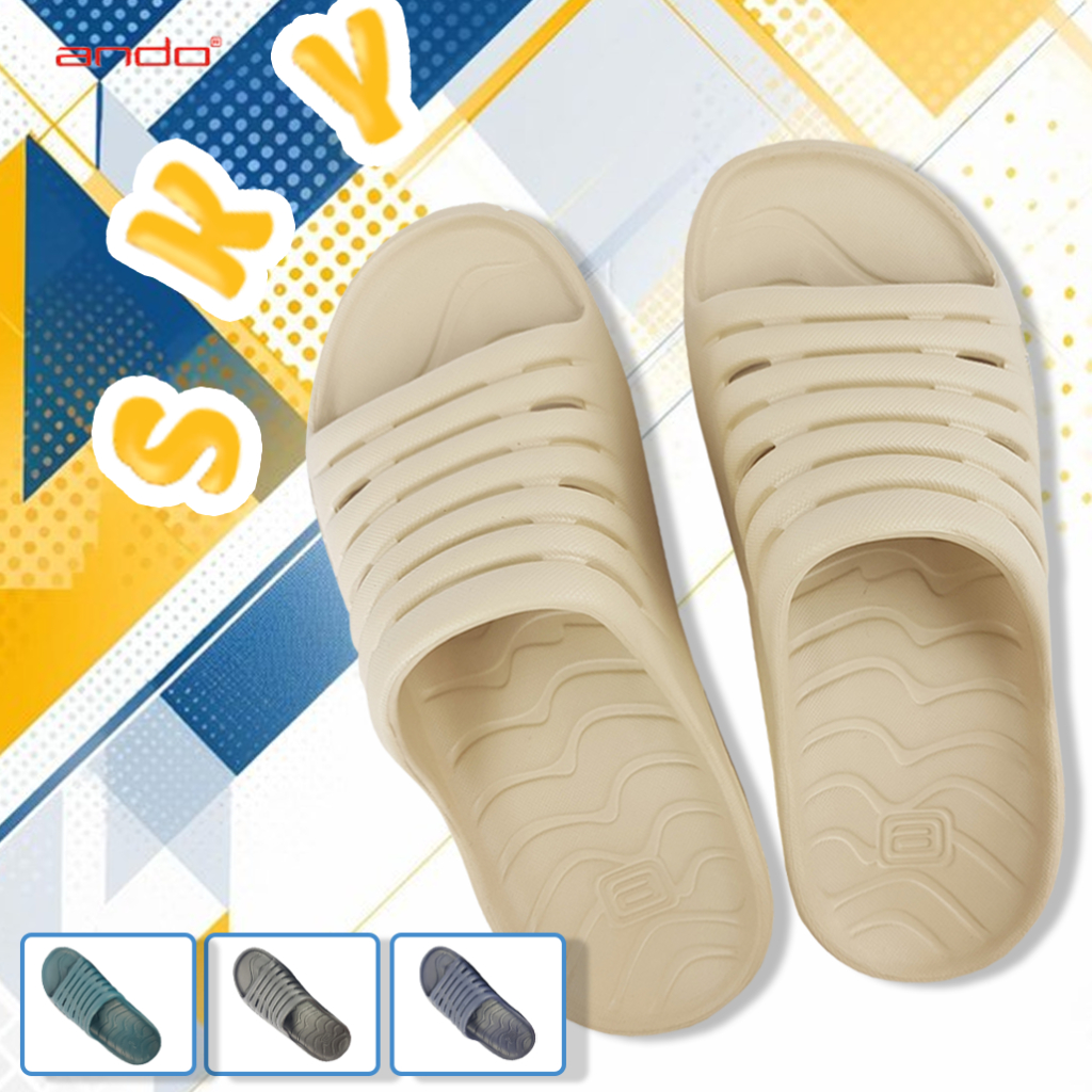 Original ANDO SKY Slippers Original / ANDO Original Men's Slippers ...