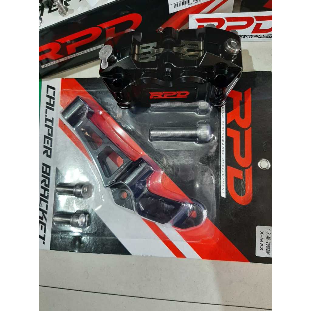 PACKAGE RPD BRACKET CALIPER AND BRAKE CALIPER 4P FRONT REAR RADIAL XMAX ...