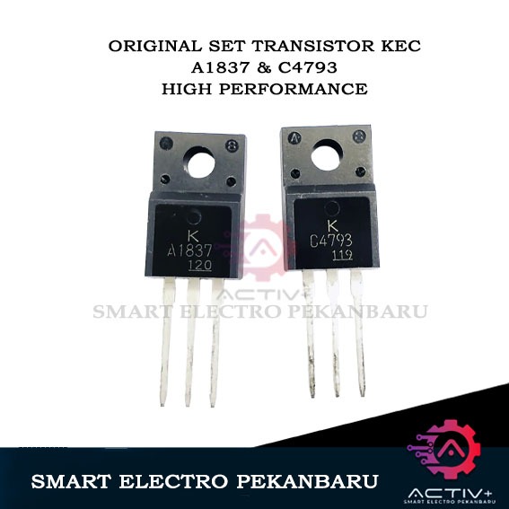 Original SET A1837 C4793 SMALL TRANSISTOR / TOSHIBA 2SA1837 TR 2SC4793 ...