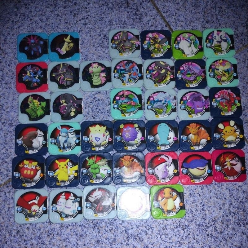 30-10-2024 Chip Pokemon Tretta Chips pmb pikachu poke coin tazos Mega ...