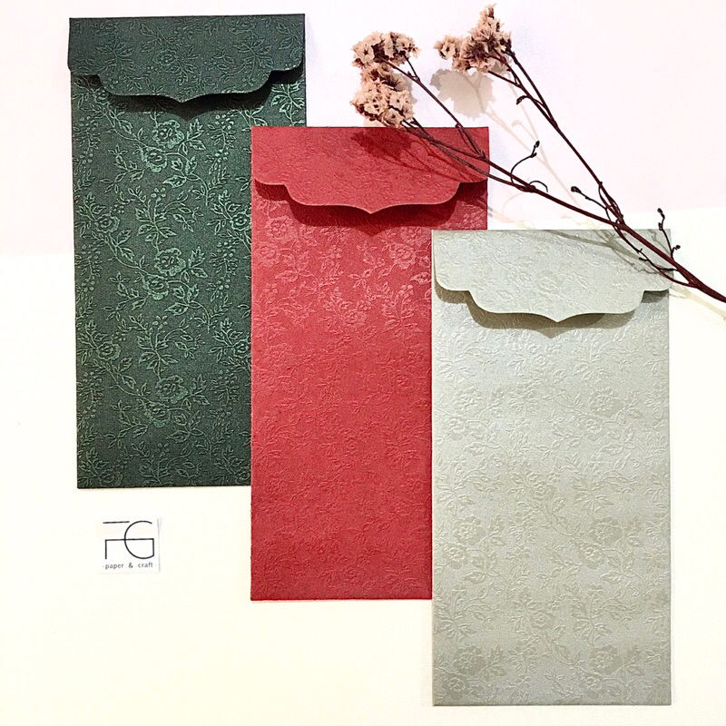 8x16cm Eclair Rose Angpau Envelopes 6pcs by fgpaper Sampul Raya 2026 ...