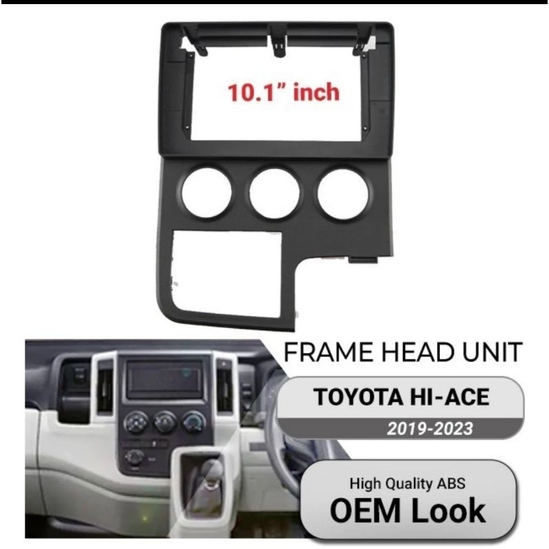 Toyota HiAce Head Unit Frame 2019-2024 Up 10" inch OEM | Shopee Malaysia