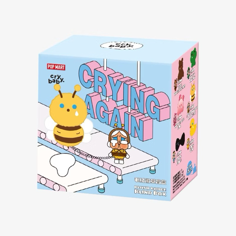 [Blind Box READY] POP MART Original CRYBABY Crying Again Series-Plush ...