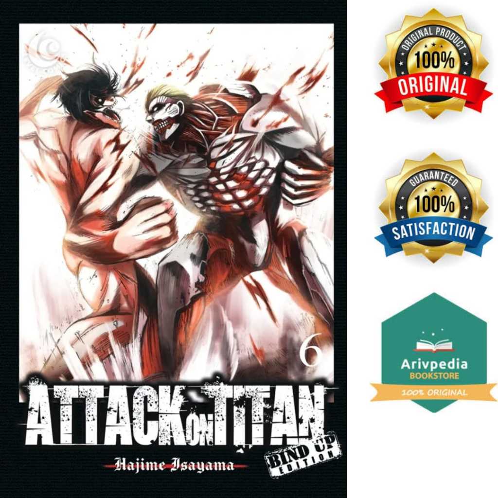 Attack On Titan Bind Up Edition 6 by Hajime Isayama | Shopee Malaysia