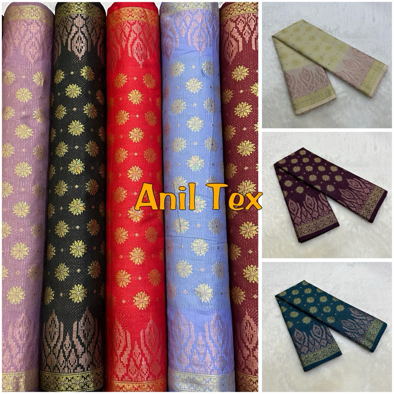 Two Tone Songket Material / Two Tone Songket Fabric Meter / Palembang ...