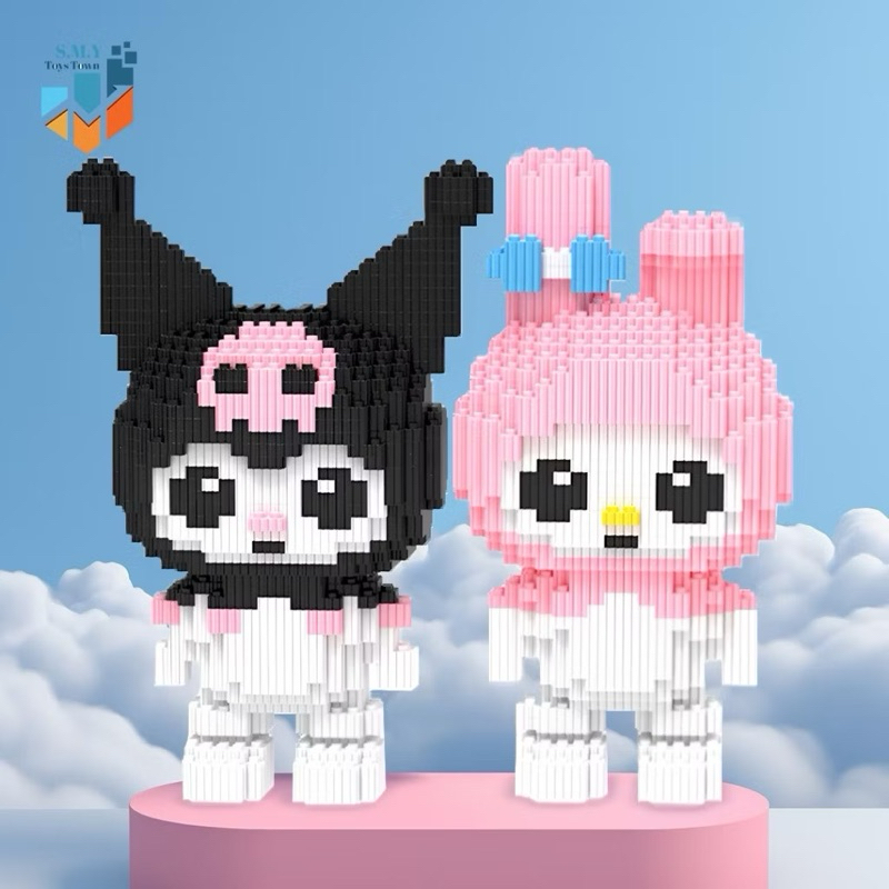 Tsc Toystown 1Set Sanrio Melody Kuromi Medium Nano Block 3D Bricks ...