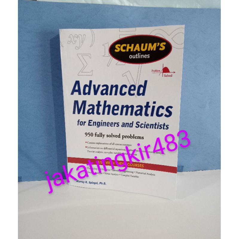 Schaum's Outline of Advanced Mathematics | Shopee Malaysia