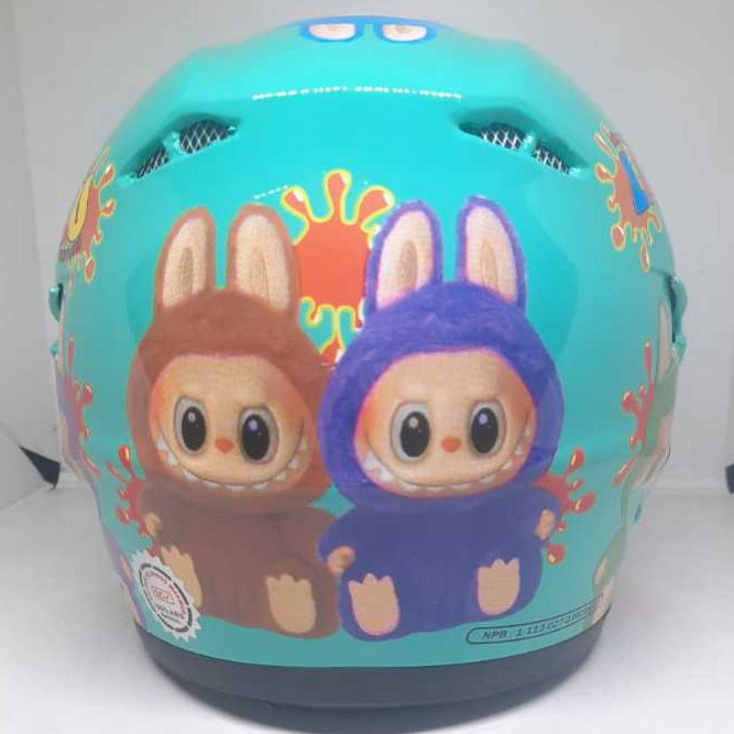 Sky/galaxy Children's Helmet with LABUBU motif aged 3 to 8 years ...