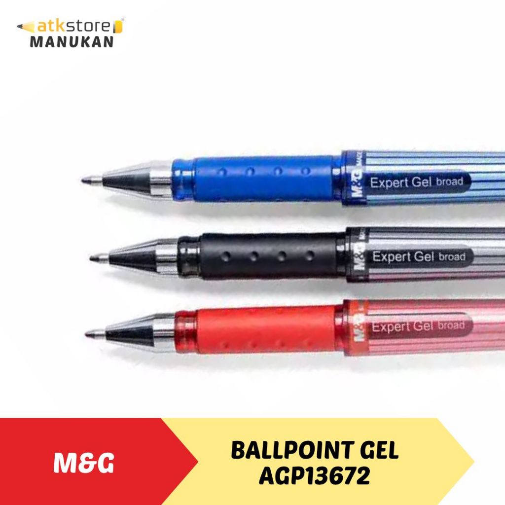 M&G Gel Pen Ballpoint Stick Expert Gel Pen AGP13672 1.0 MM | Shopee ...
