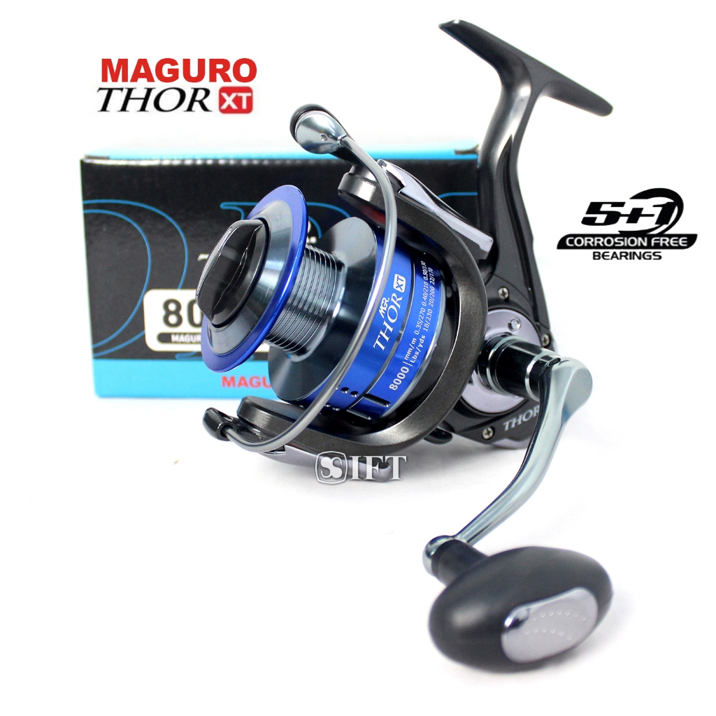 Maguro THOR XT Reel | Power Handle | 1000 to 8000 | Lake Muara Laut ...