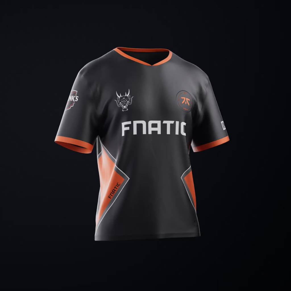 Fnatic ESPORT JERSEY 2025 VALORANT (FREE CUSTOM NICKNAME) | Shopee Malaysia