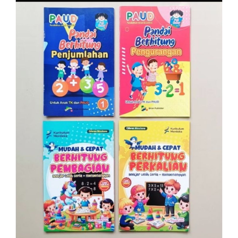Paud book for learning to count (BP) | Shopee Malaysia