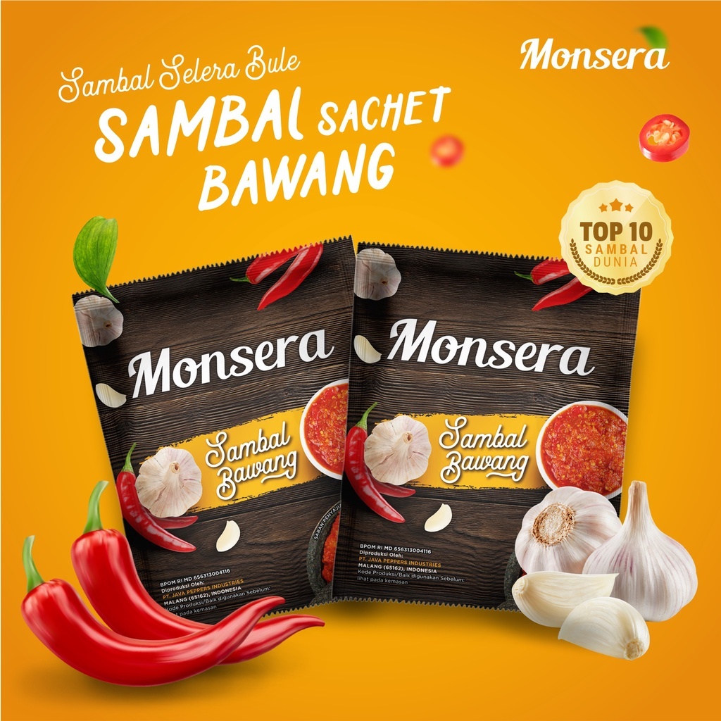 Monsera sachet Onion Sambal (1 sachet) | Shopee Malaysia