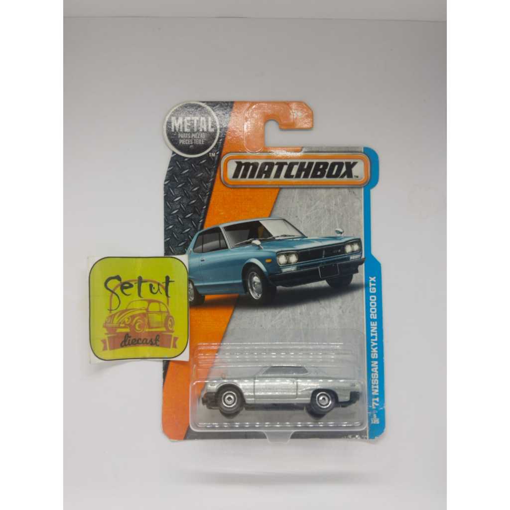 Matchbox 71 NISSAN SKYLINE 2000 GTX GRAY GRAY | Shopee Malaysia