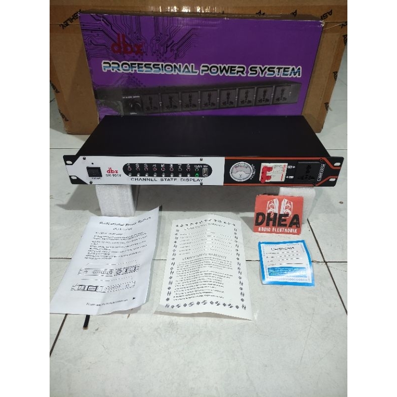 Power Sequence Controller DBX SR-901V SR901V New 220 Volt Display ...